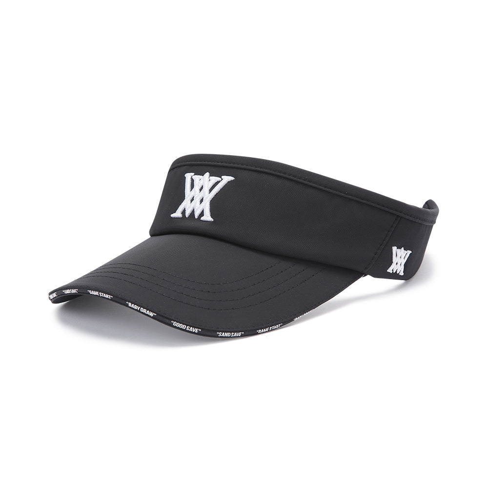 Men's New Logo Basic Sun Visor - Black – Anew Golf USA