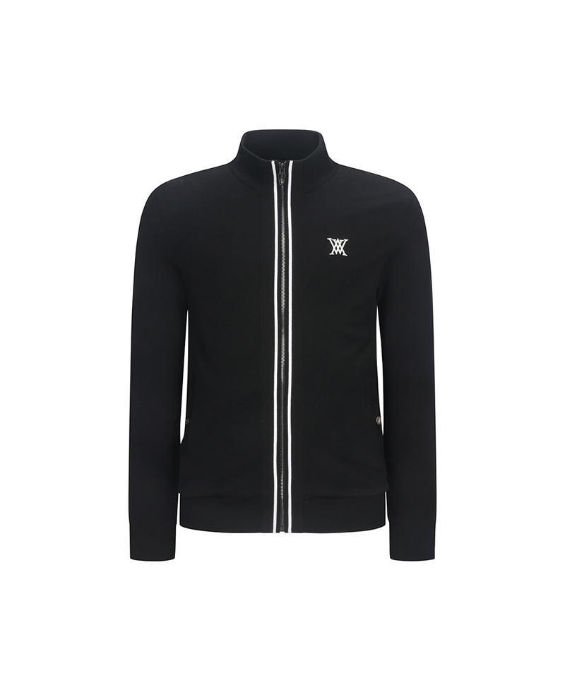 ANEW Golf Men's Two Tone Half Zip-UP Pullover - Black – Anew Golf USA