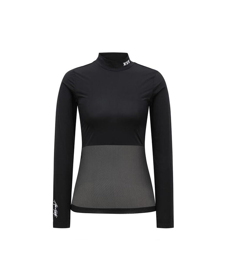 ANEW Golf Women's SM Mock Neck Base Layer - Black – Anew Golf USA