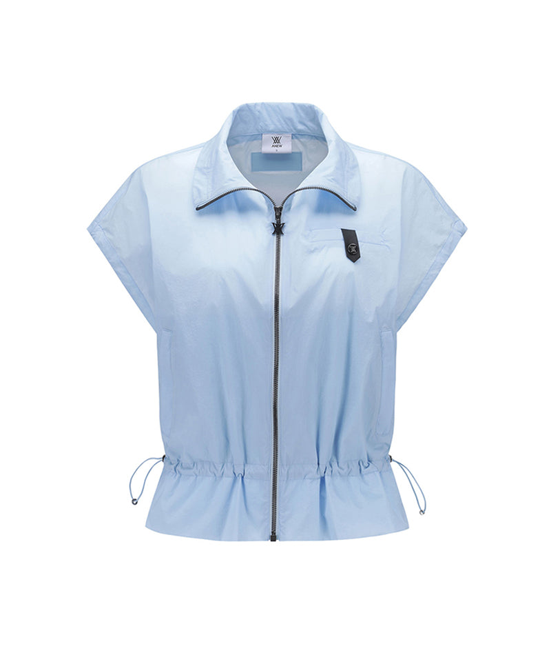 Women's Wide Fit Point Vest - Sky Blue – Anew Golf USA