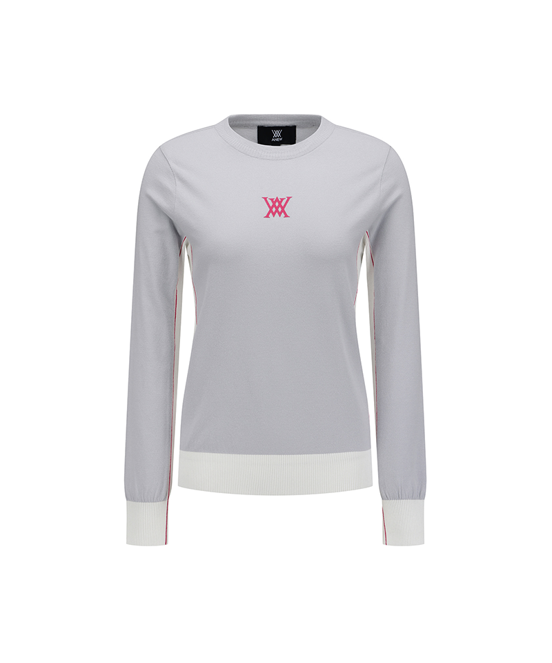 Women's FA Round Sweater - Grey – Anew Golf USA
