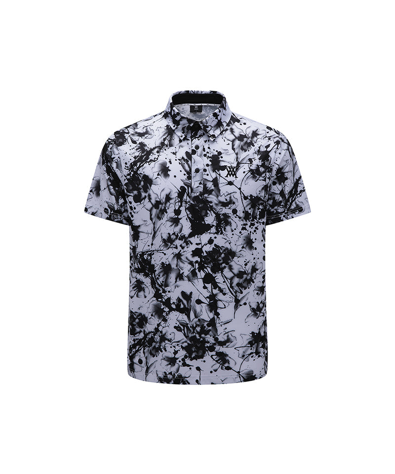 [Season End] Men's Flower DTP Short T-Shirt - Black – Anew Golf USA