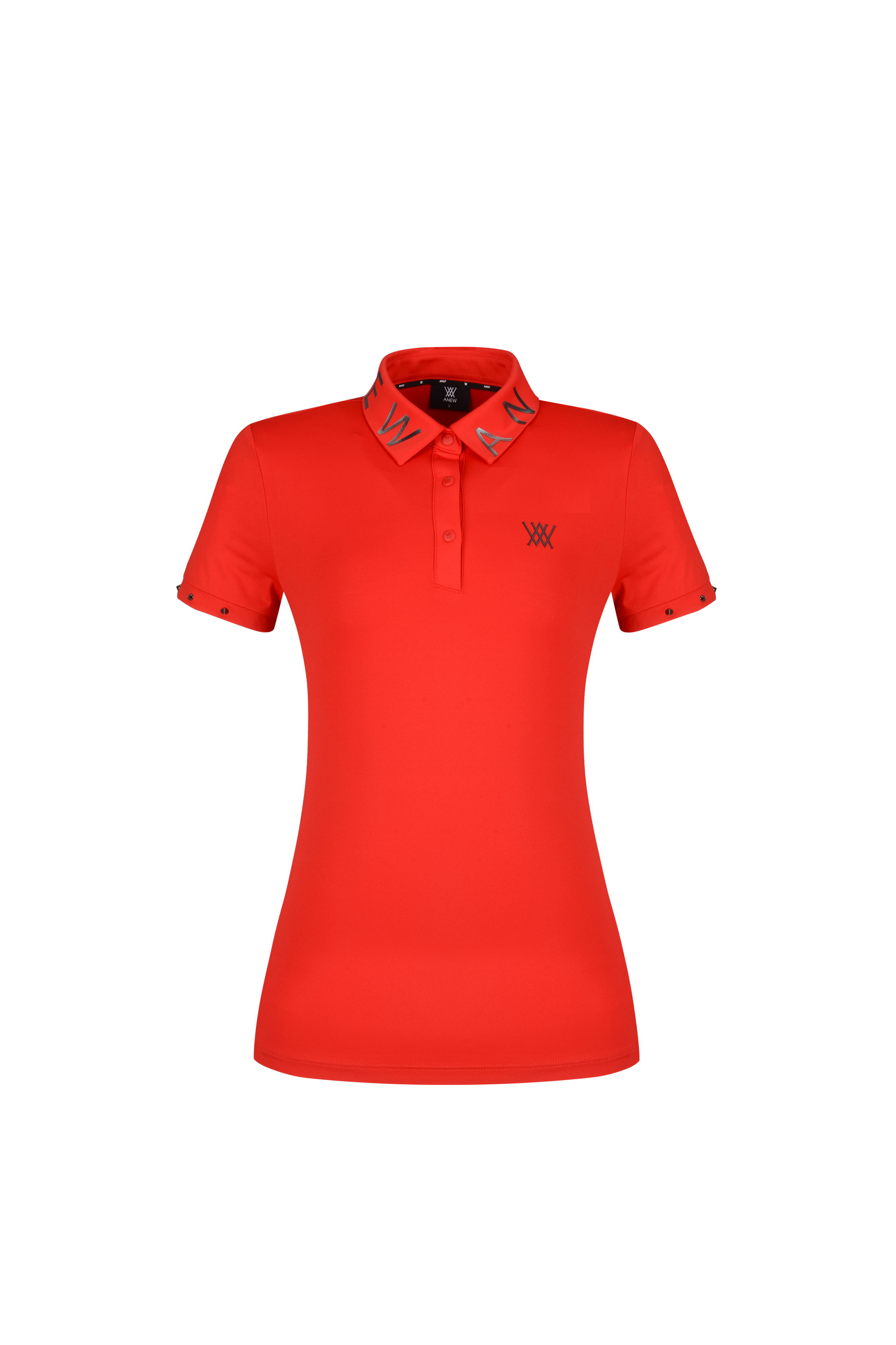 Women's Collar Lenti Transfer Printed S/TS_ Red – Anew Golf USA