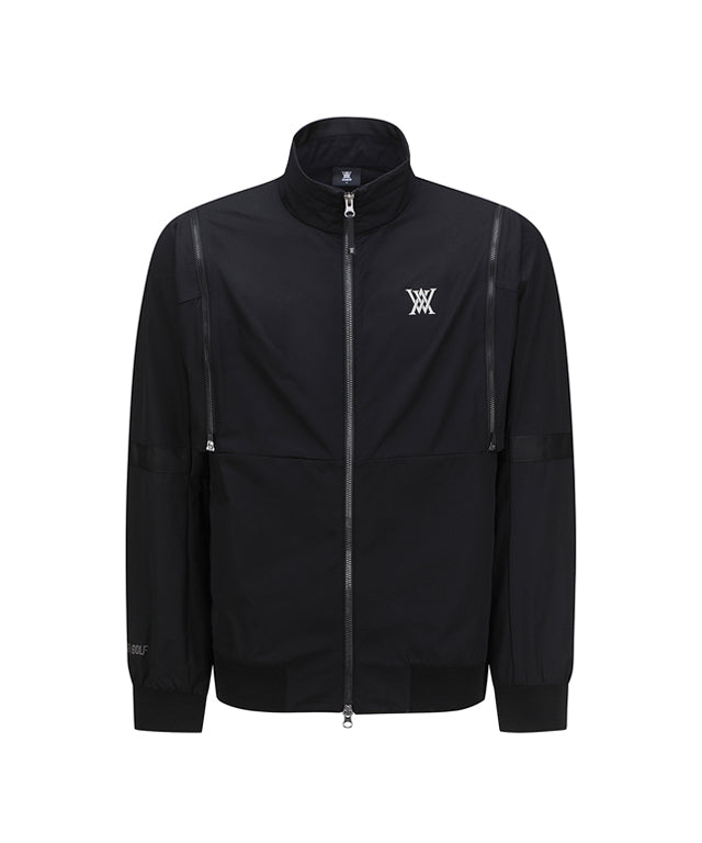 Men's Sleeve Detachable Point Jacket - Black – Anew Golf USA